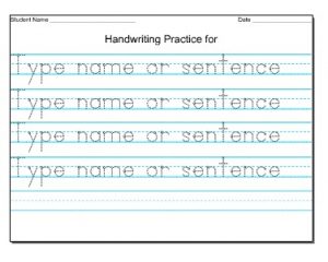 DIY Handwriting Worksheets to Make Penmanship Fun | My Mommy Journey